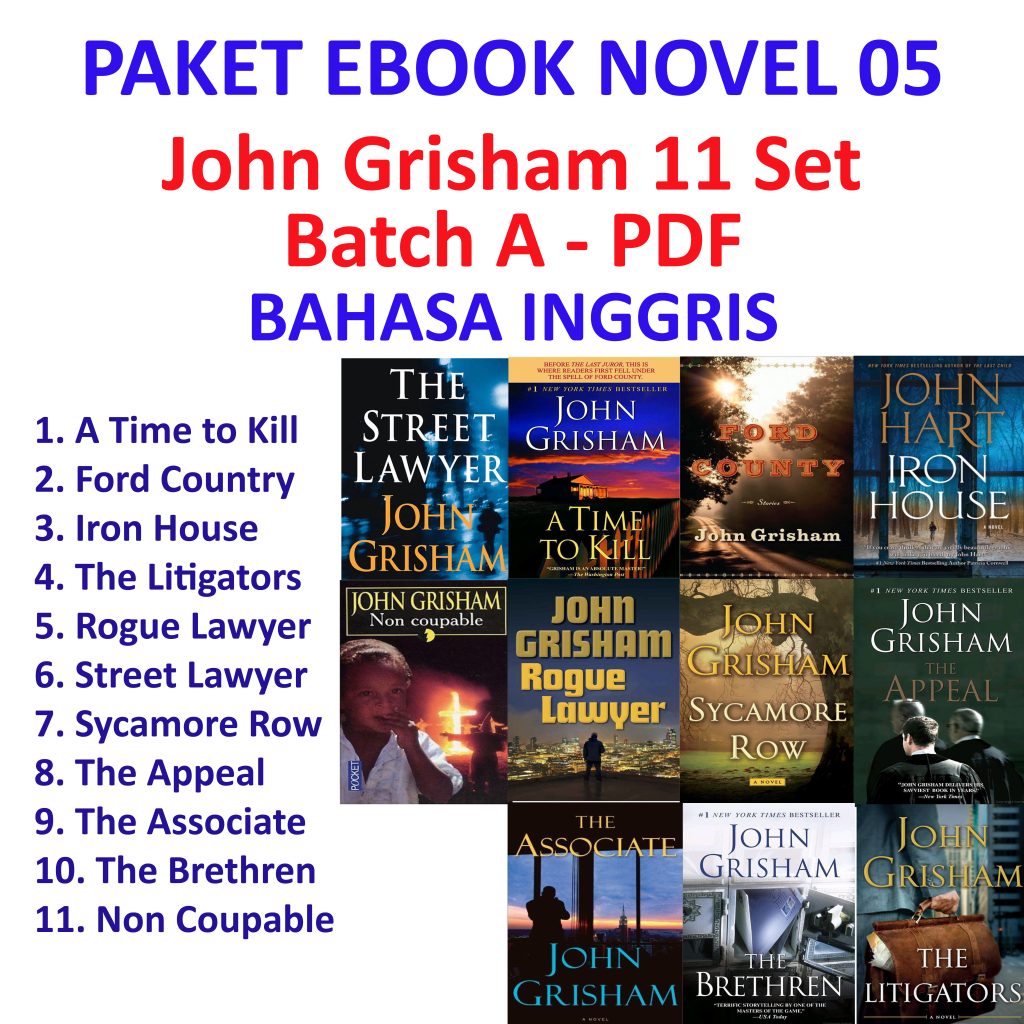 Paket Novel Ebook 05 John Grisham 11 Set Batch A Bahasa Inggris PDF ...