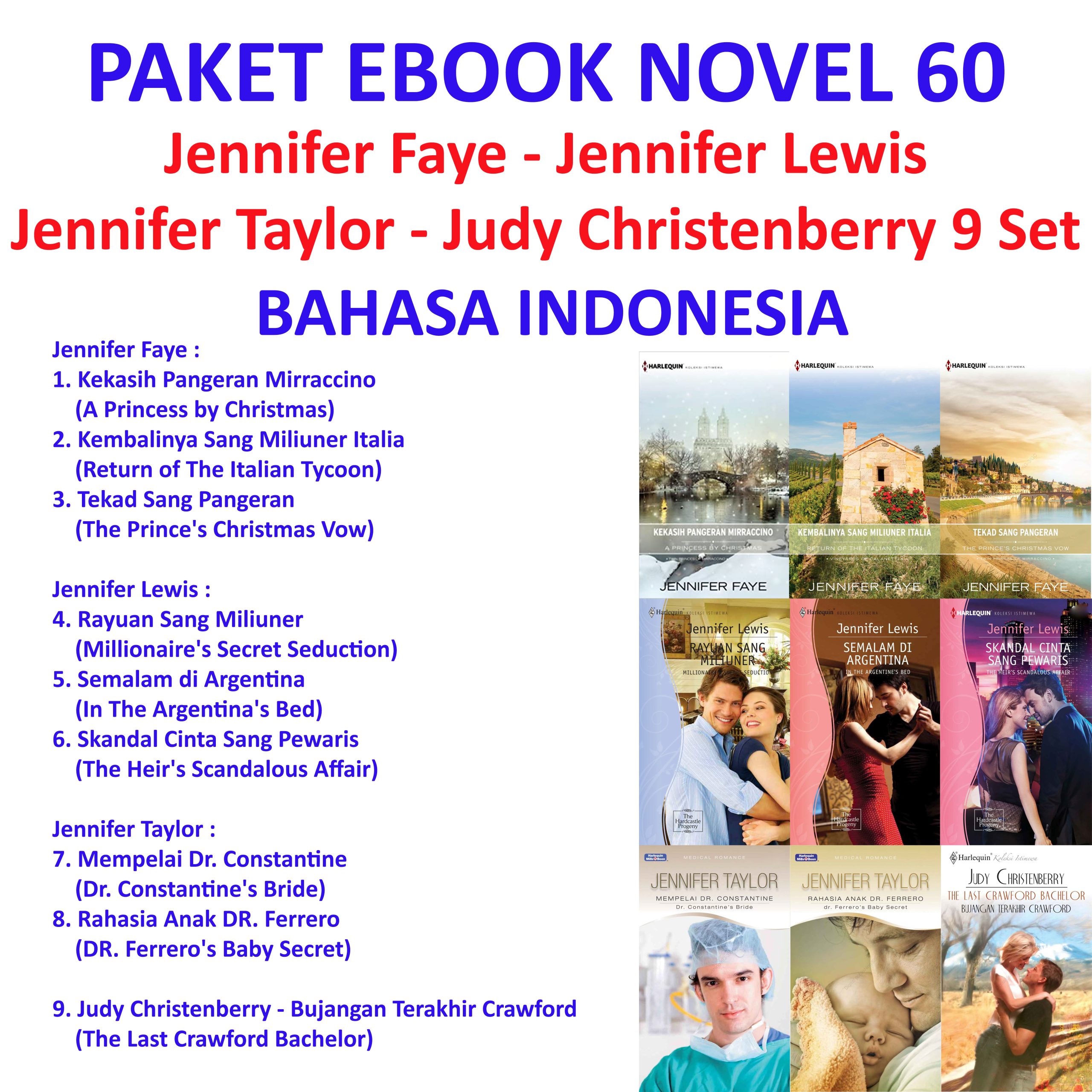 Paket Novel Ebook 60 Jennifer Faye – Jennifer Lewis – Jennifer Taylor ...